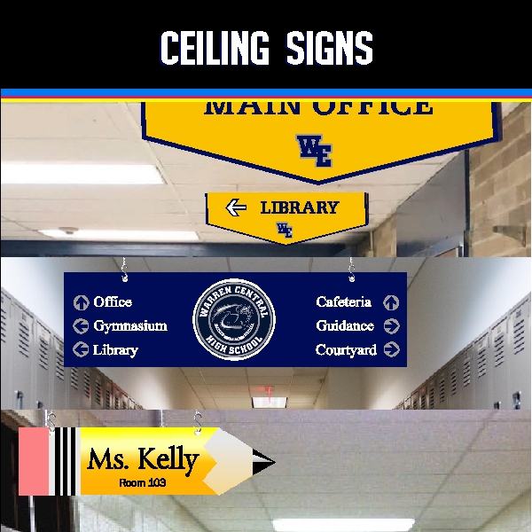 Hallway Signs - Print Plus Designz